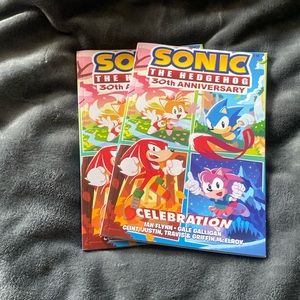 Scholastic | Toys | Nwt Sonic The Hedgehog 3th Anniversary Books | Poshmark